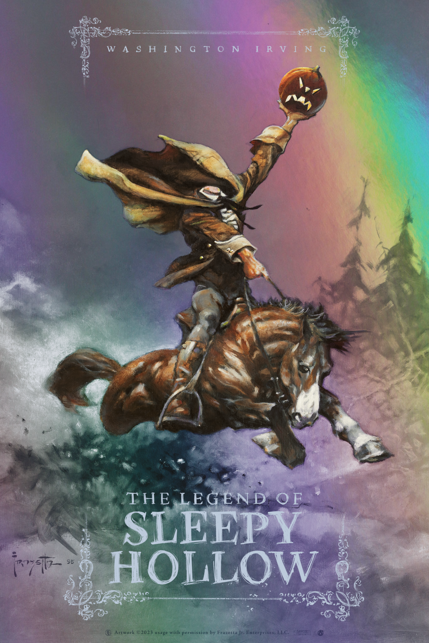 The Legend Of Sleepy Hollow - Book Cover - Foil Variant | Mad Duck Posters