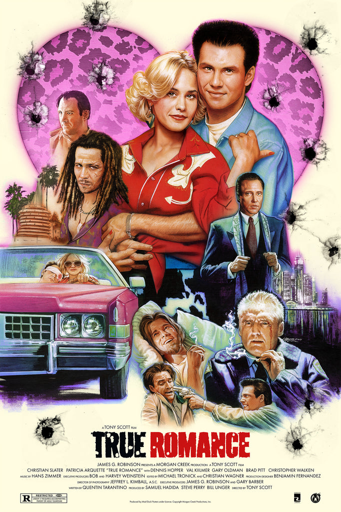 True Romance Movie Poster TRUE ROMANCE 18 X 24 LIMITED EDITION True Romance Movie Poster TRUE ROMANCE 18 X 24 LIMITED EDITION