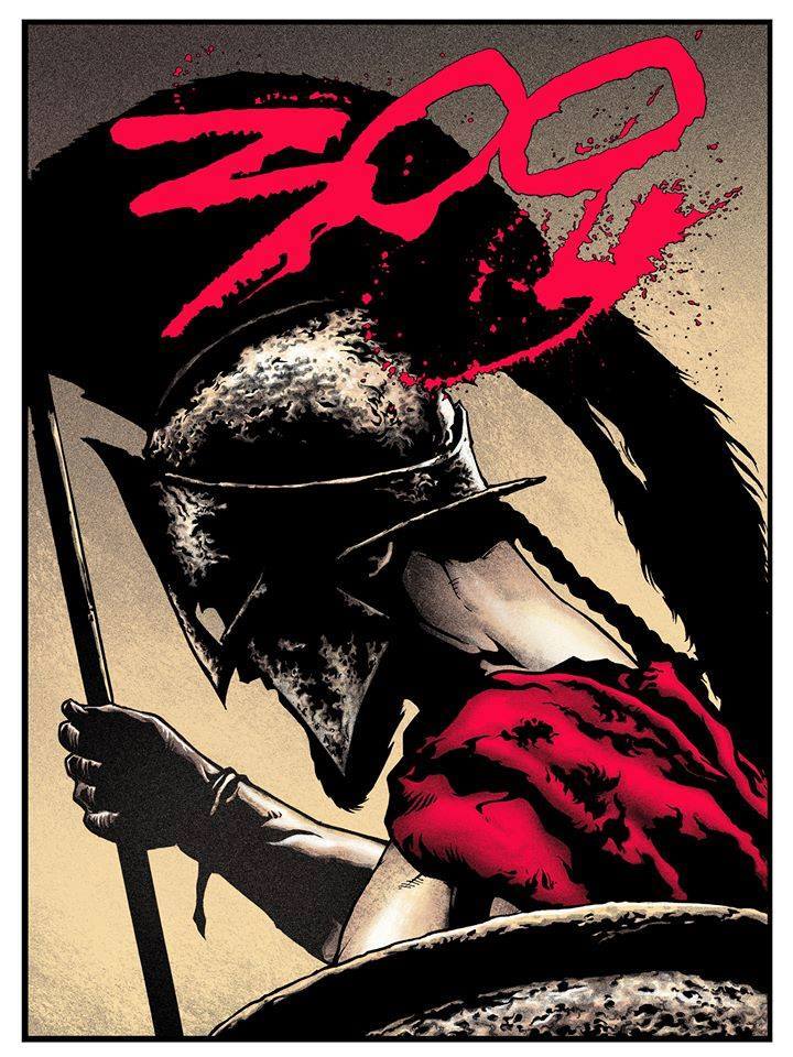 300 Comics Poster