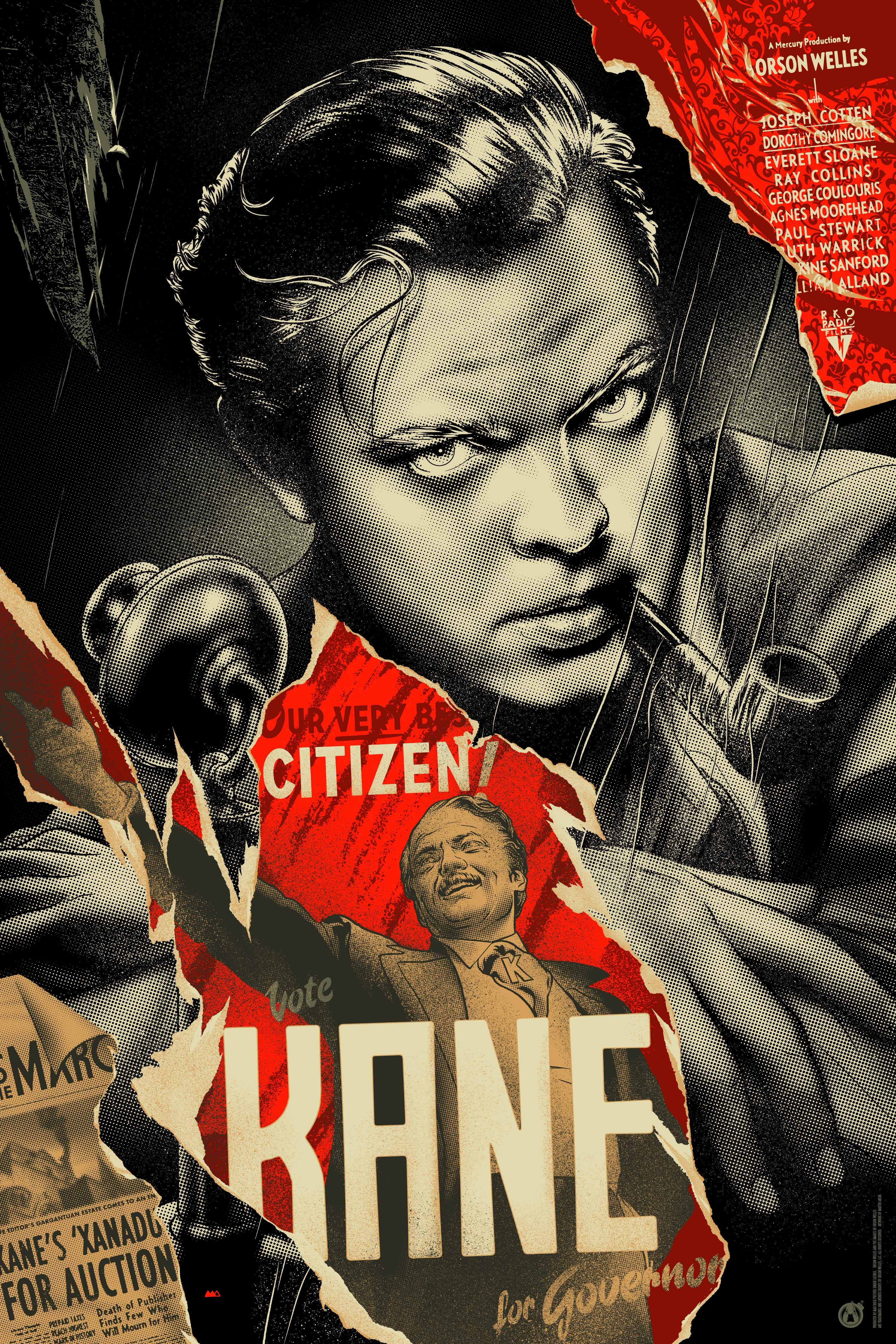 Orson Welles Citizen Kane Poster