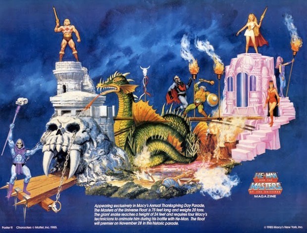 MOTU Macy's Thanksgiving Day Parade Concept Art | Mad Duck Posters