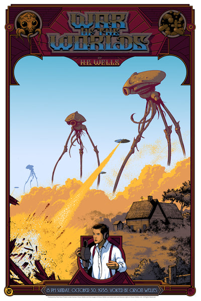 The War Of The Worlds - Variant | Mad Duck Posters